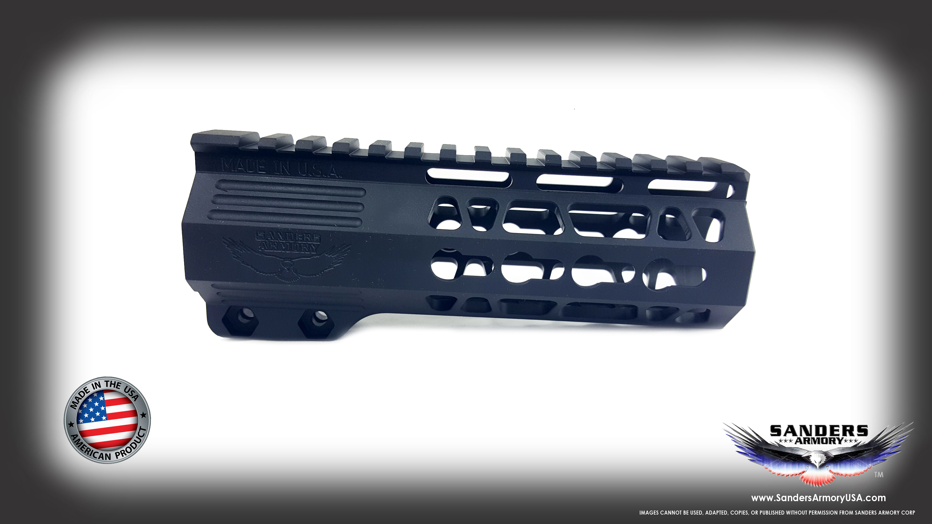AR-15: Slim Line Free Float KEYMOD Handguards