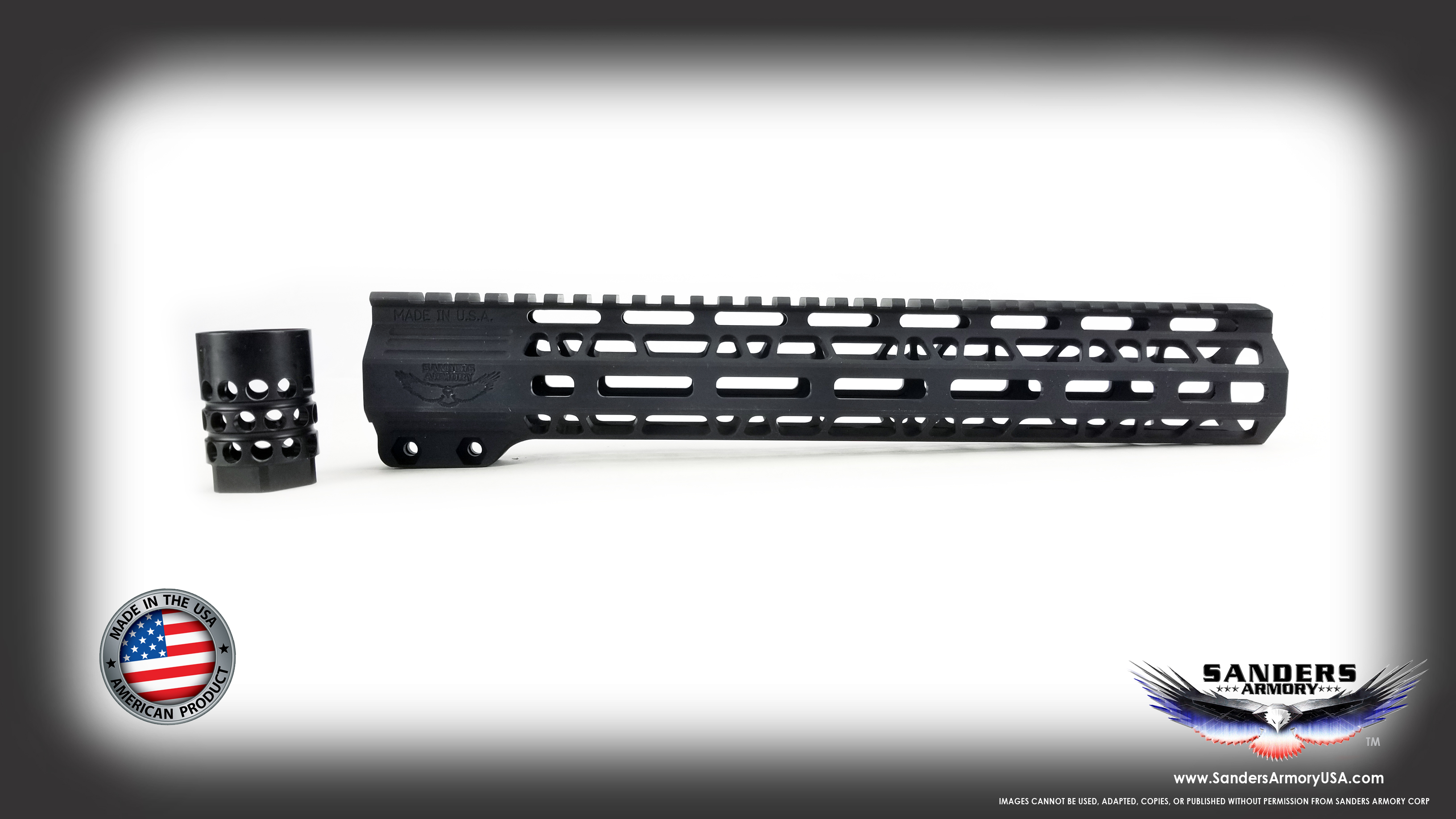 Sanders Armory Anodized MLOK Handguards