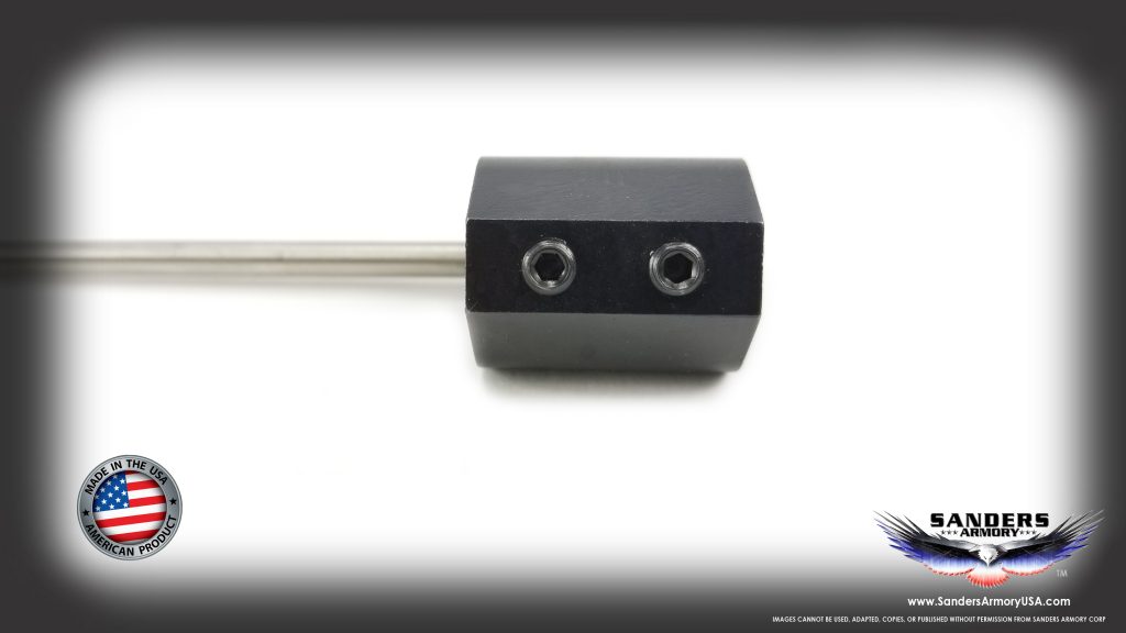 Mid Length Stainless Steel Gas Tube with .750 Nitride Gas Block ...