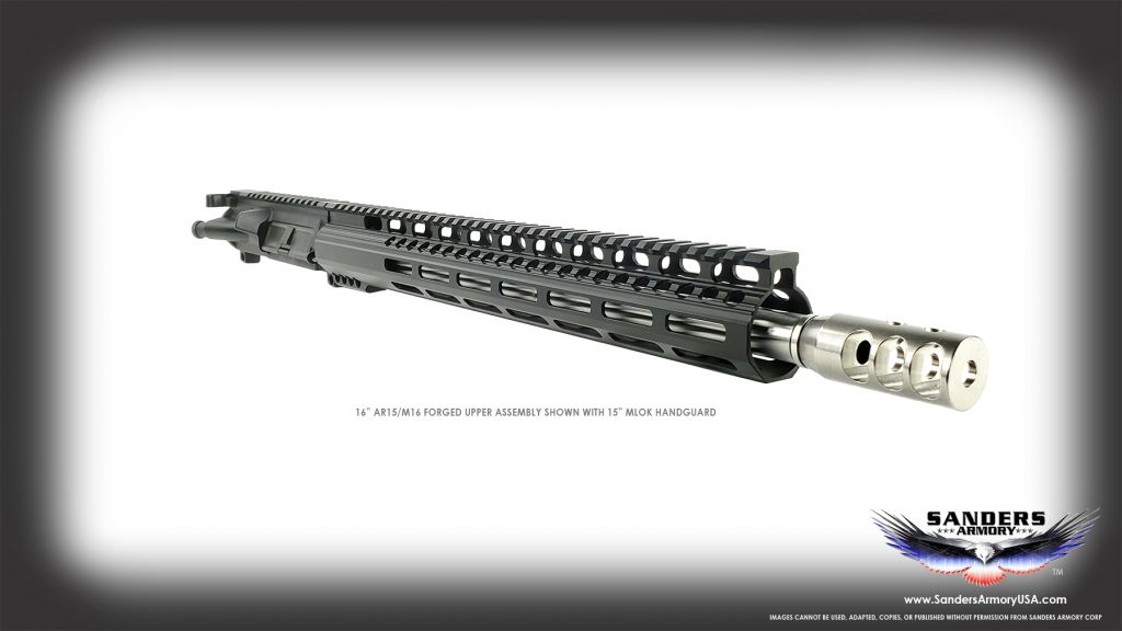 16″ Match Grade 300 AAC Blackout Stainless Steel 5R Upper Assembly with BCG